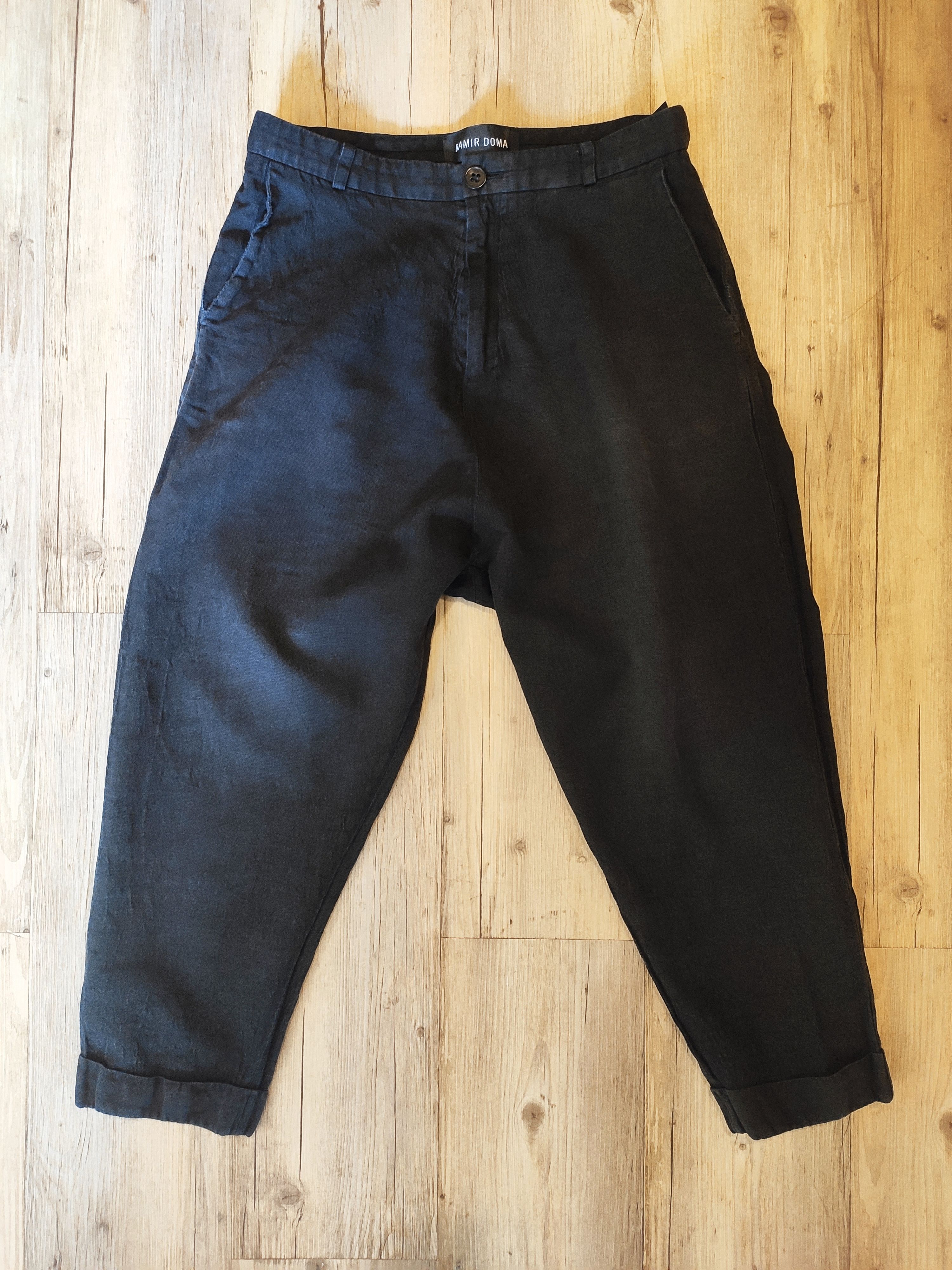 Damir Doma Boiled linen pants.Like Devoa or Yohji Yamamoto | Grailed