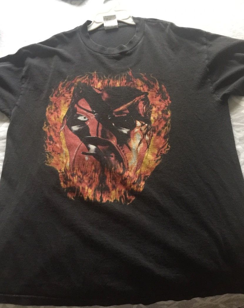 Vintage × Wwe KANE WRESTLING TEE | Grailed