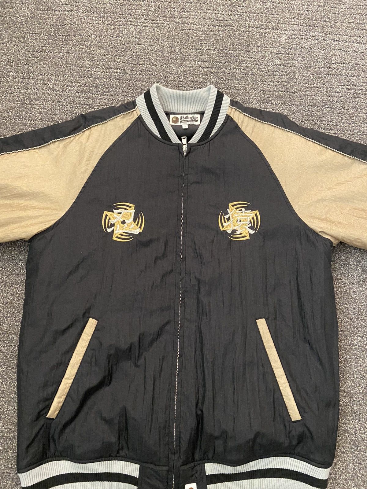 Bape BAPE “ninja” Souvenir Jacket | Grailed