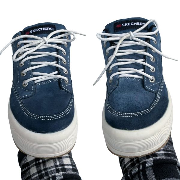 Skechers Vintage 90's Skechers Skateboarding Shoes 10.5 Blue 7657 | Grailed