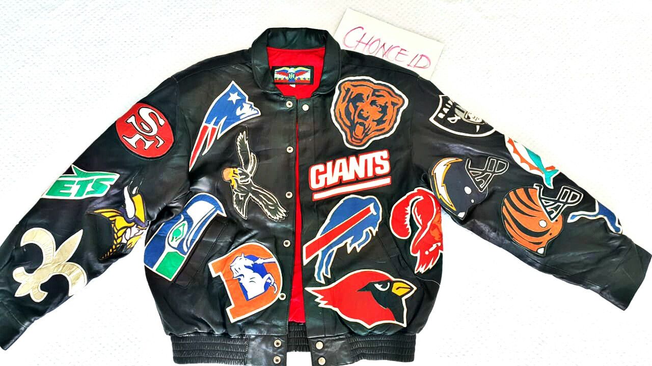 Jeff Hamilton Jeff Hamilton Leather Jacket NFL Series Special Edition ...