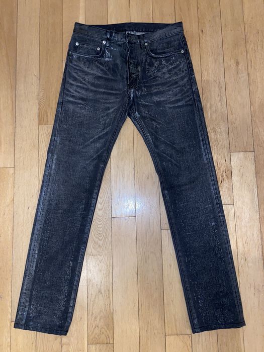 Dior Dior AW07 Luster Reissue Waxed Jeans | Grailed