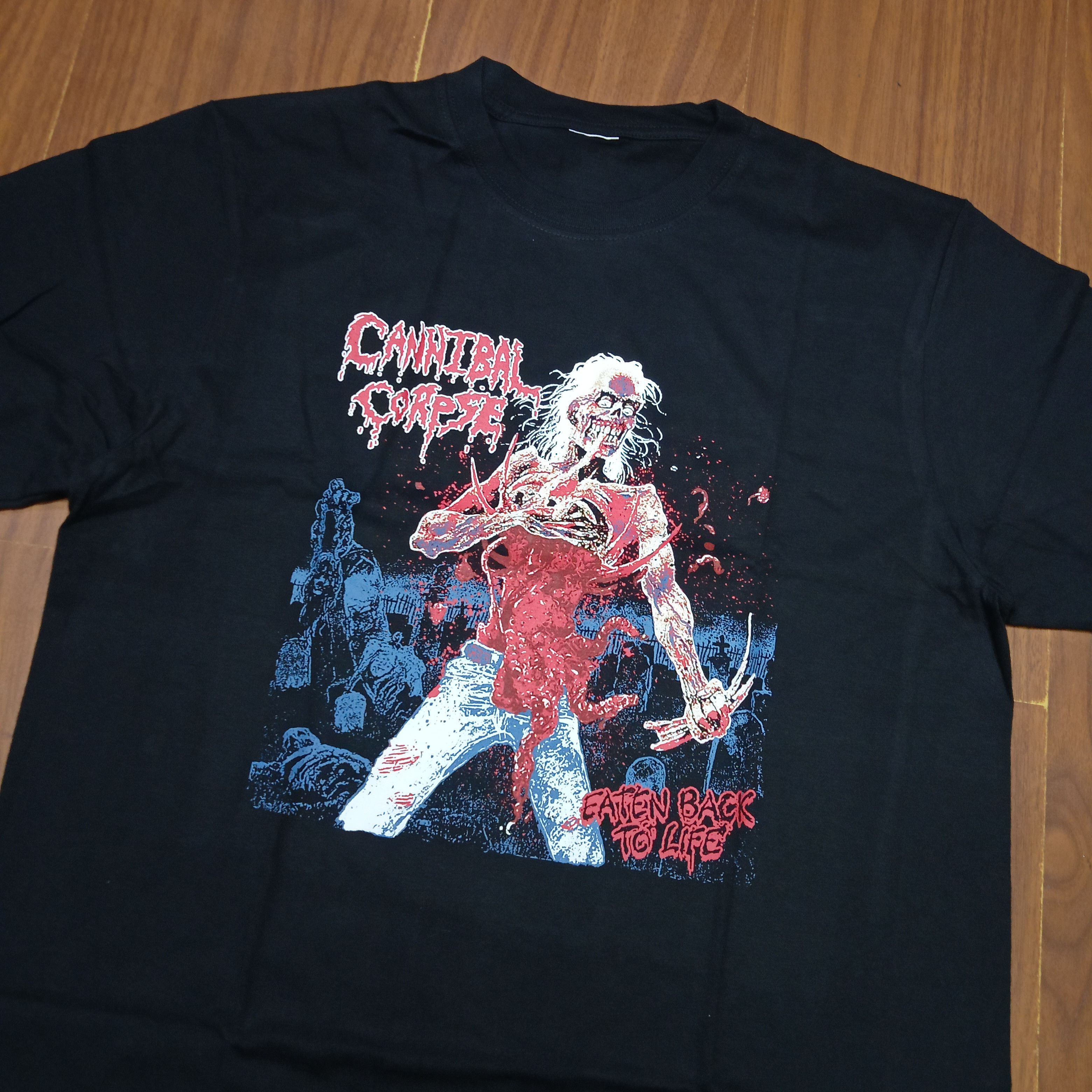 Band Tees cannibal corpse unofficial band /homage/ fan artwork | Grailed