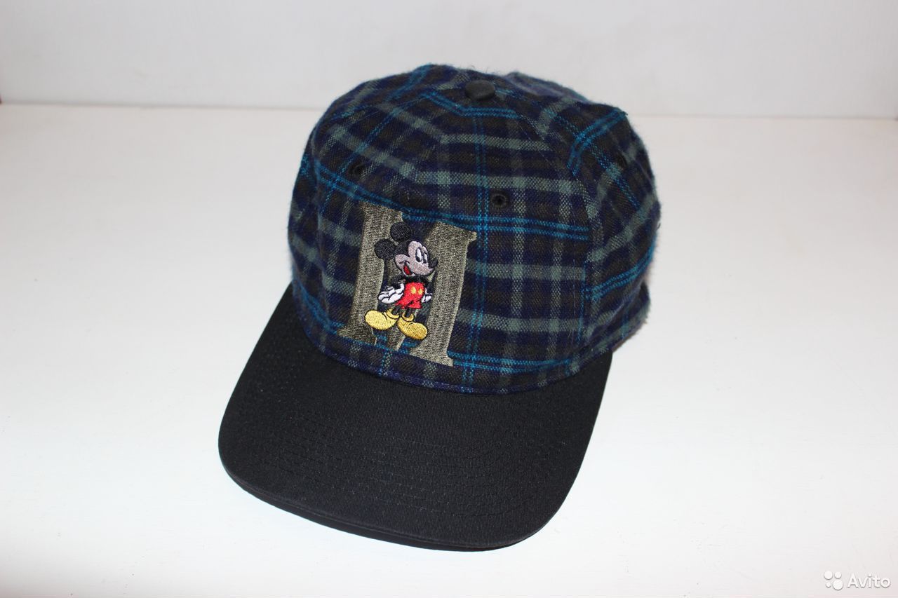 Vintage Vintage 00s Disney Movie Mickey Mouse Cartoon Check Hat Cap ...