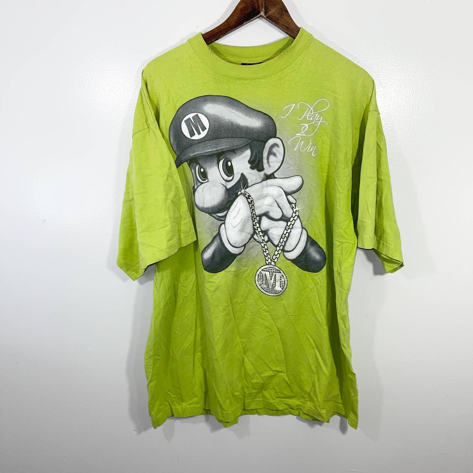 Vintage VINTAGE 2000s Y2K Gangster Mario Shirt | Grailed
