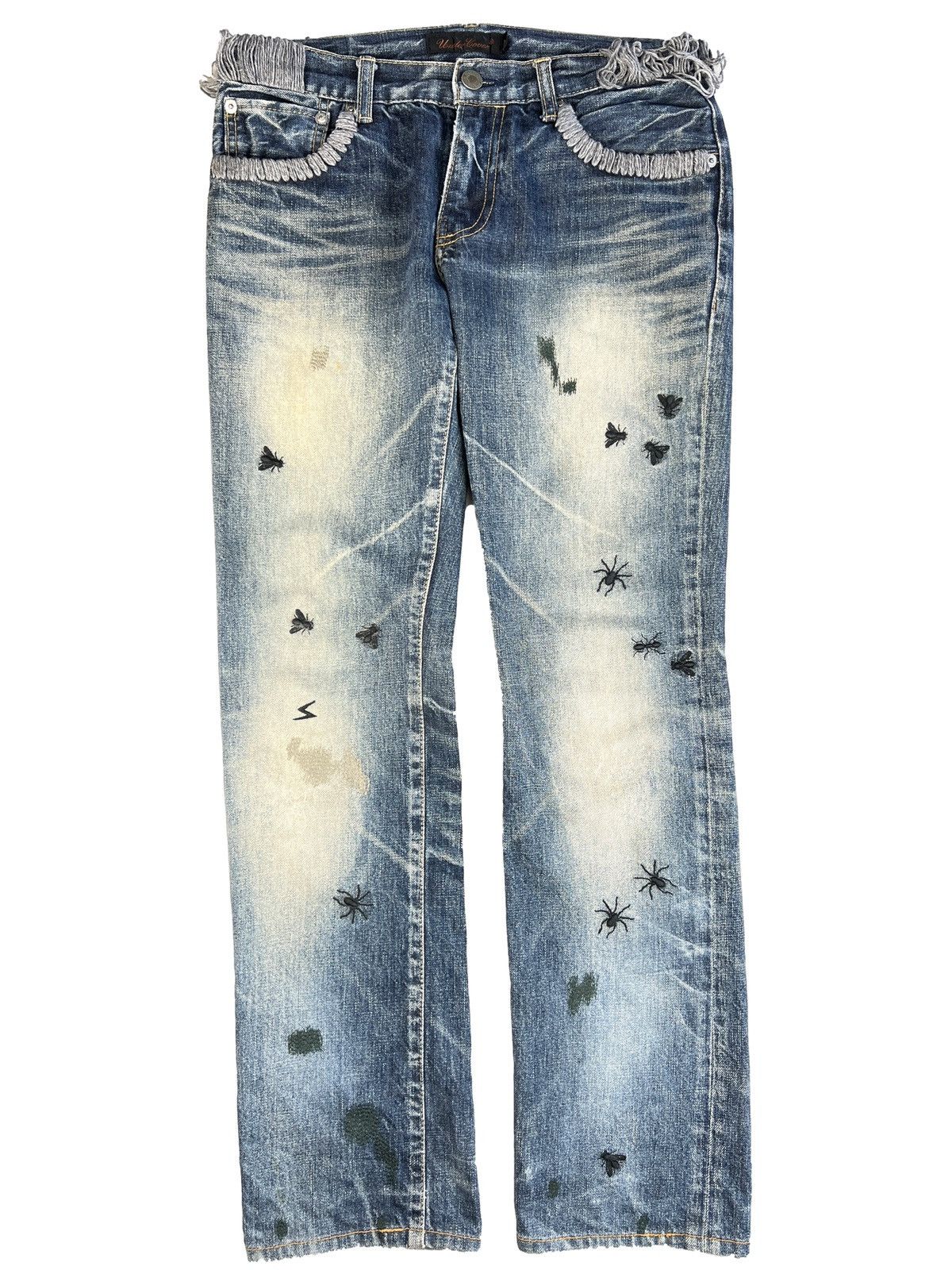 Undercover UNDERCOVER BUG INSECT DENIM JEANS AW06 | Grailed