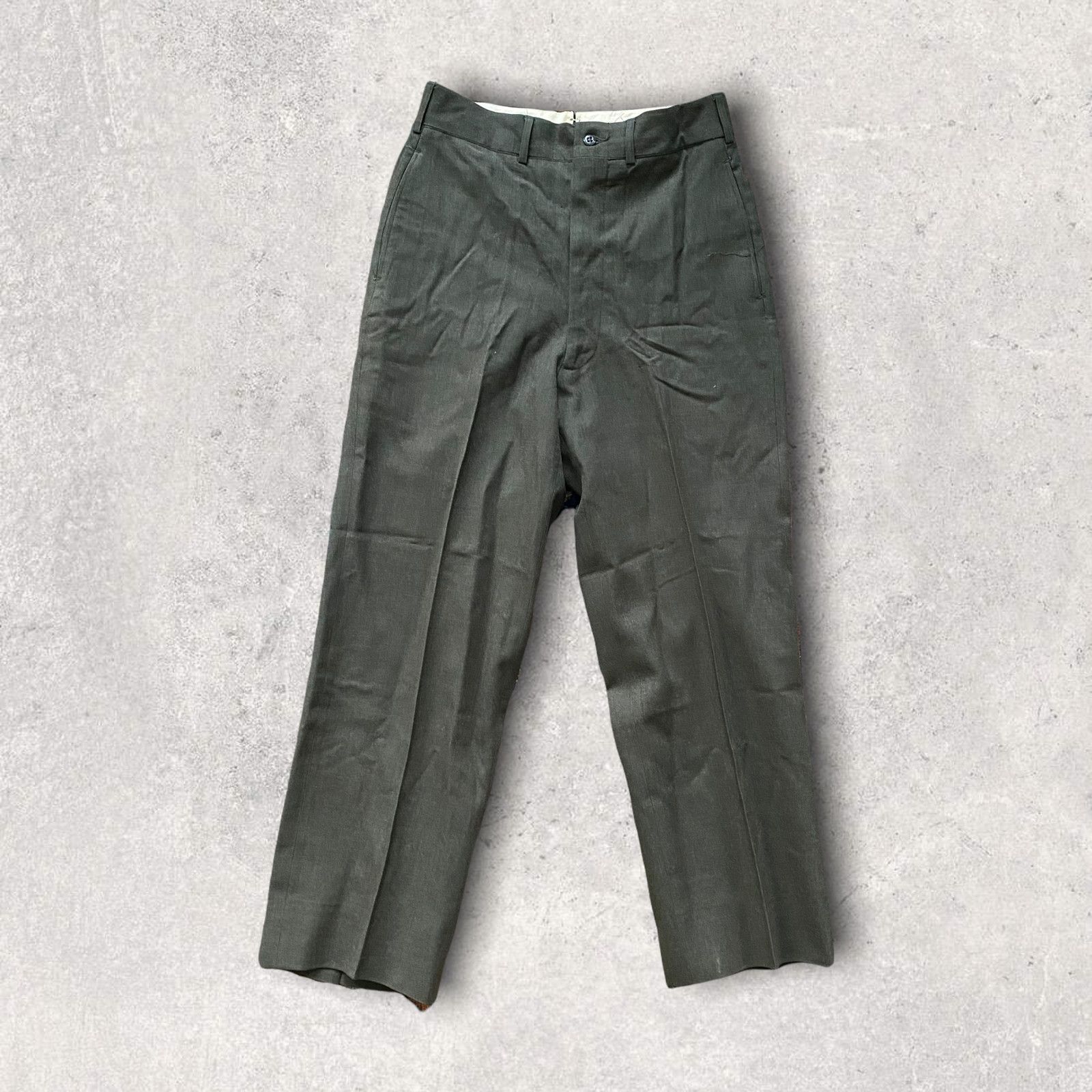 Vintage Vintage USMC Marine Corps Dress Slacks Pant Olive Drab Green ...