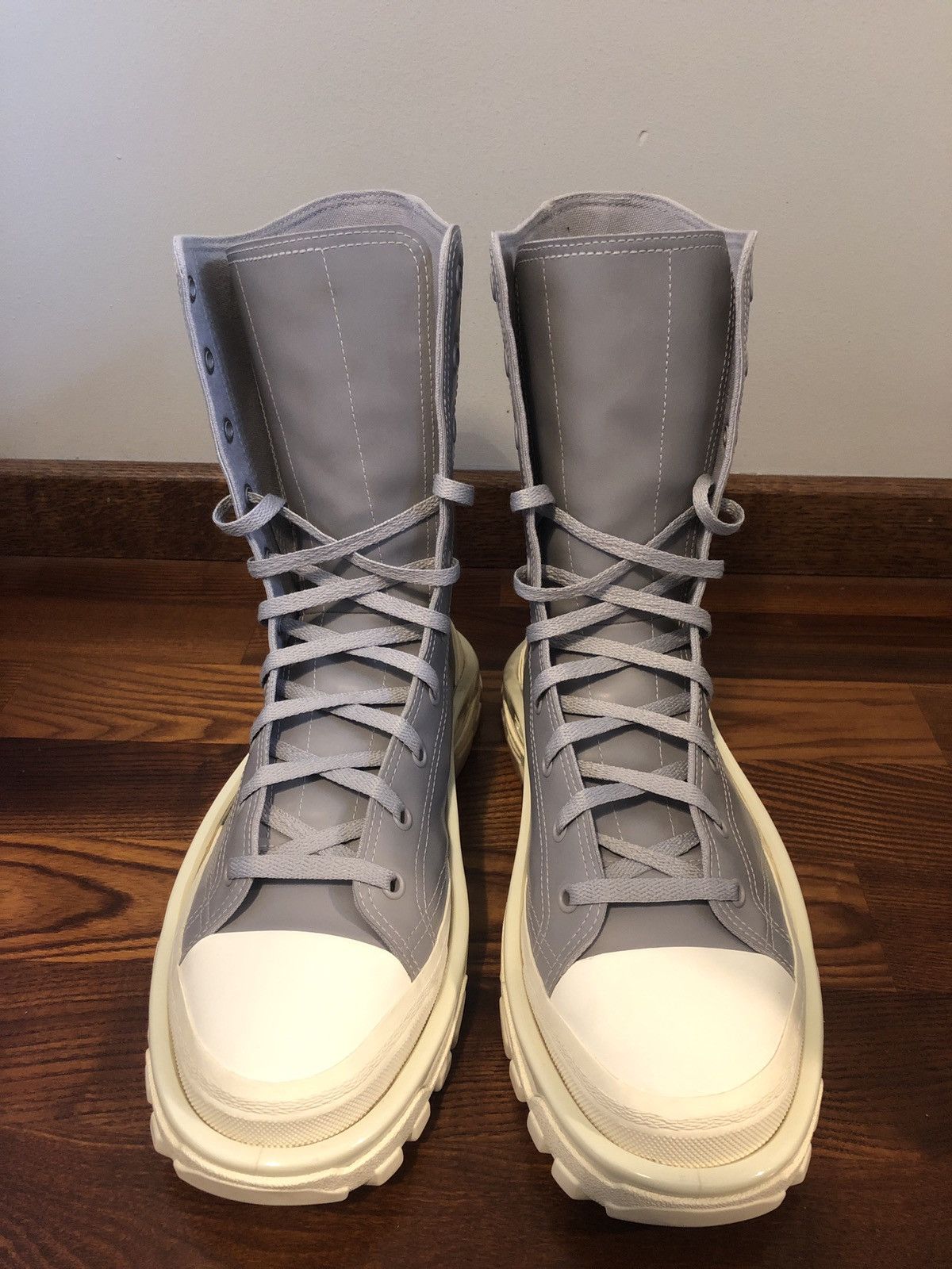 Raf Simons Raf Simons x Detroit Runner High Grey White 2019 | Grailed