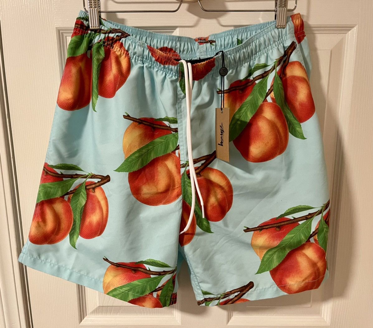 Stussy Stussy Peach Swim Trunks | Grailed