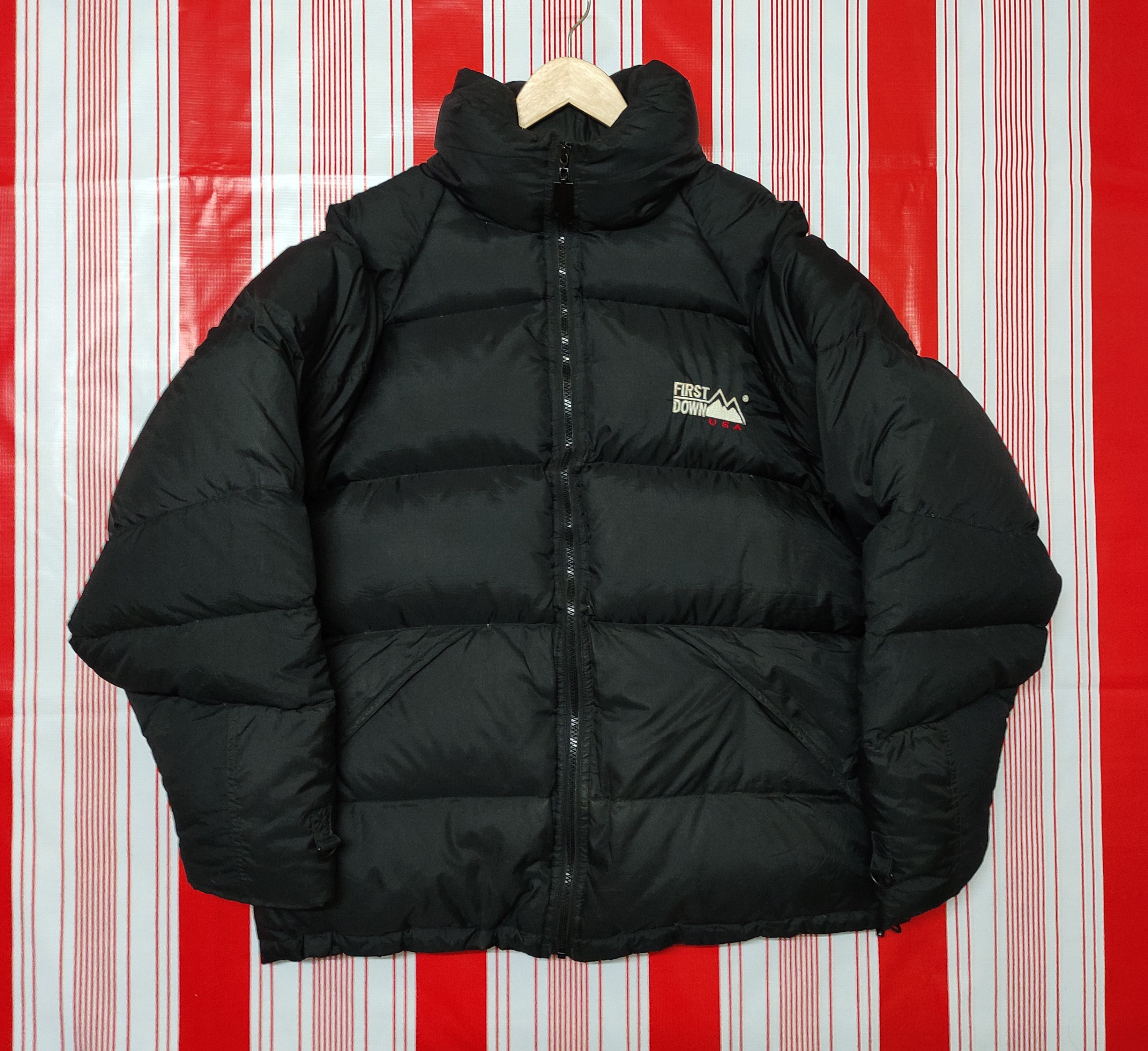 Japanese Brand × Vintage First Down Puffer Jacket oversized | Grailed