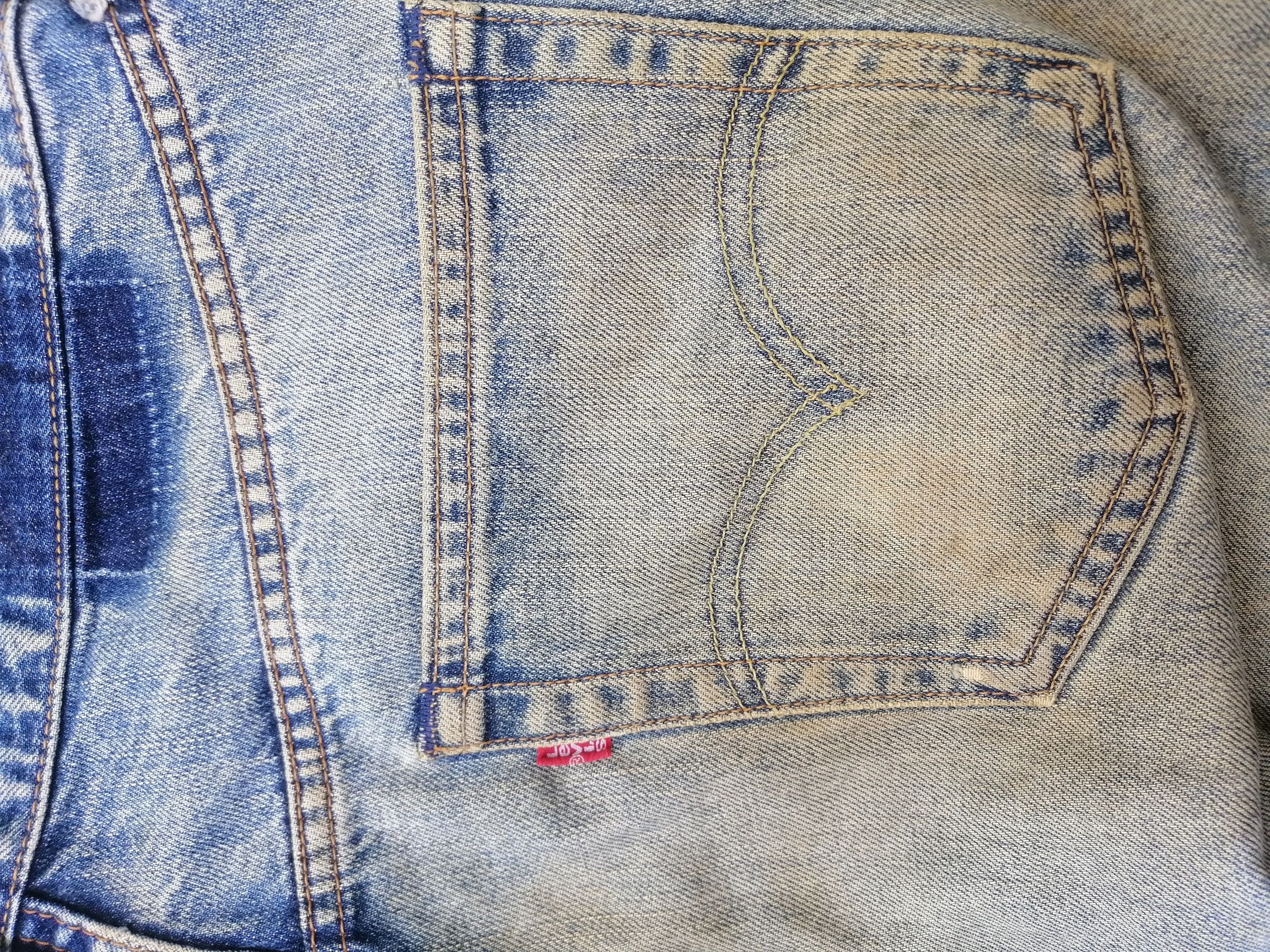 Vintage Vintage 90s Levi's 504 Redline Oily Dirty Trashed Jeans | Grailed