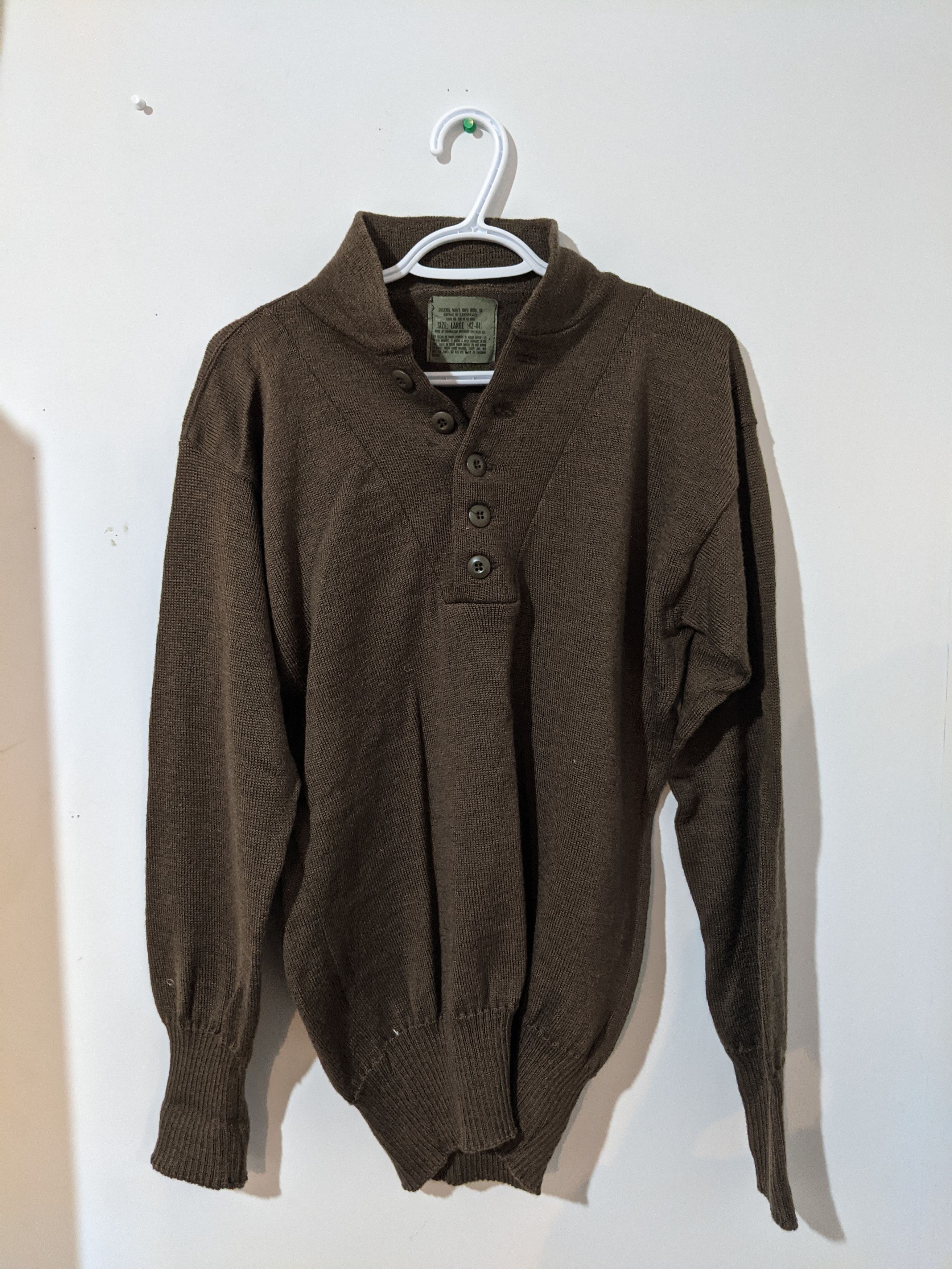 Military × Vintage Surplus Wool Sweater | Grailed