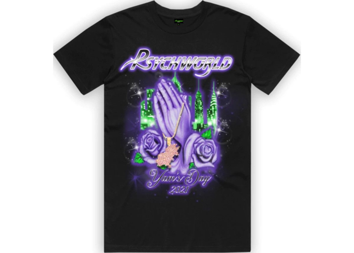 Asap Rocky Asap Rocky “Yams Day” Praying hands Tee | Grailed