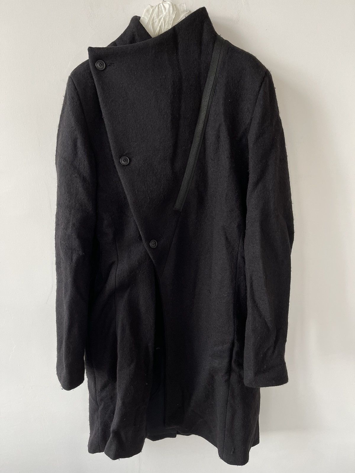 First Aid To The Injured Buttoned wool coat | Grailed