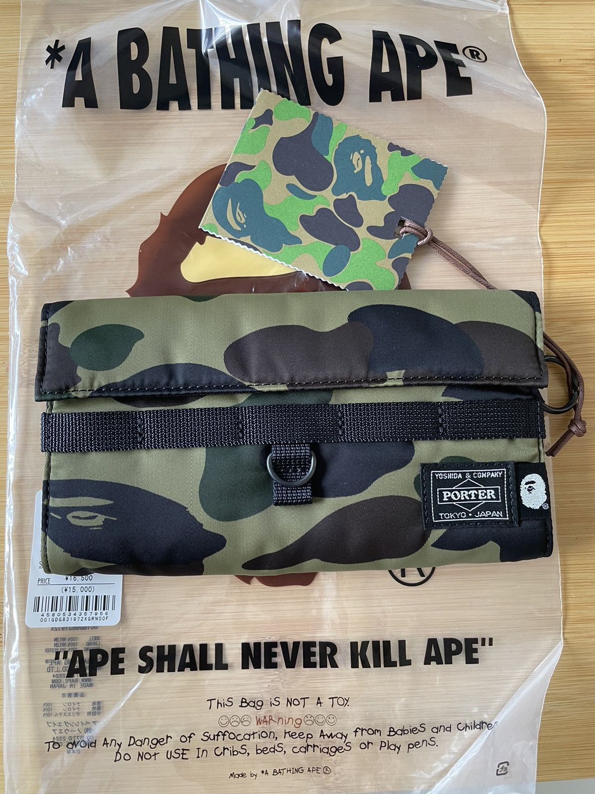 Bape × Porter BAPE x PORTER 1st Camo Long Wallet | Grailed