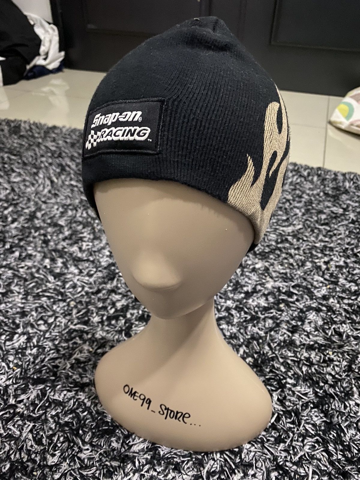 Japanese Brand × Racing × Vintage Snap On Fire Beanie | Grailed