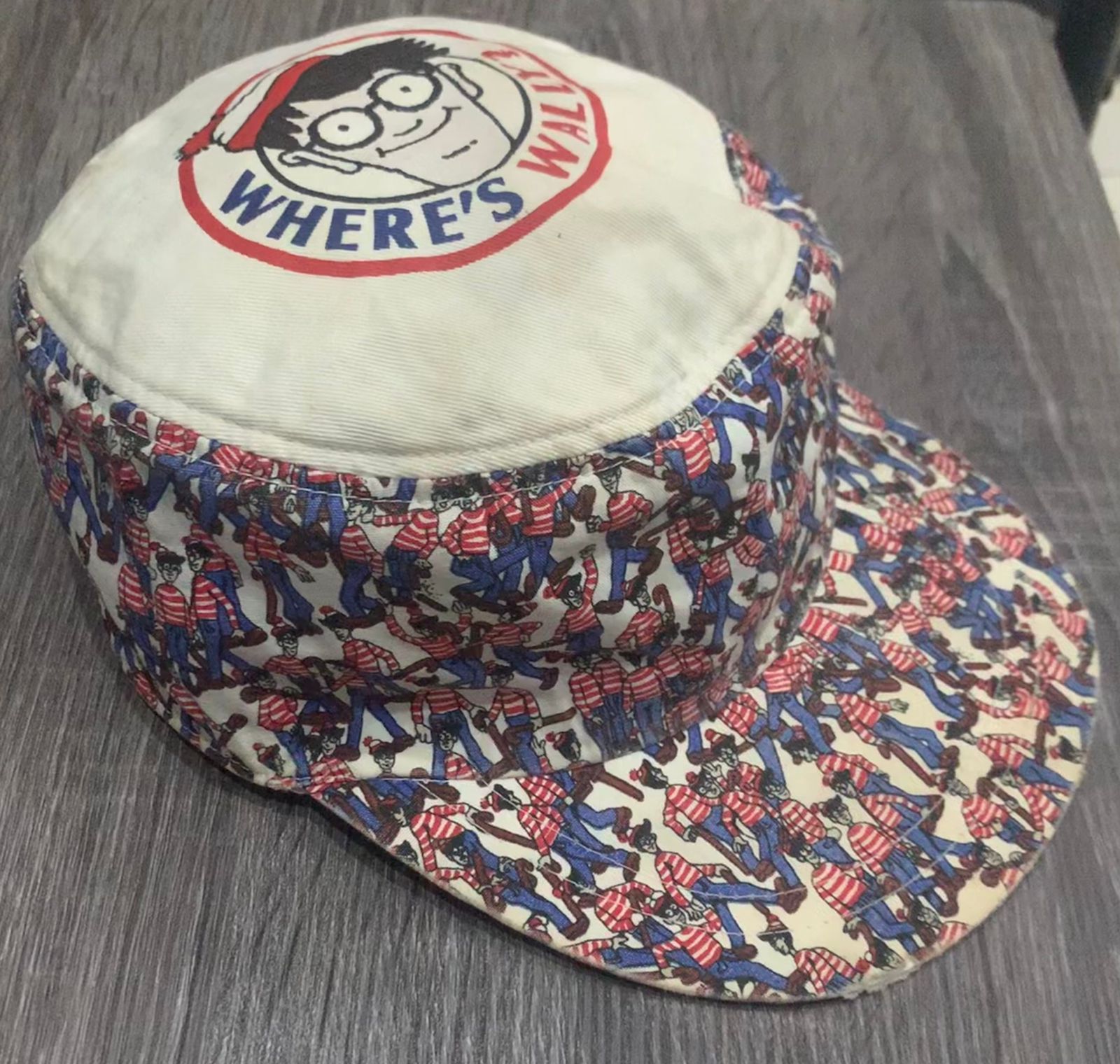 Movie × Rare × Vintage Vintage 1992 Where’s Wally Hat,90s Cartoon Where ...
