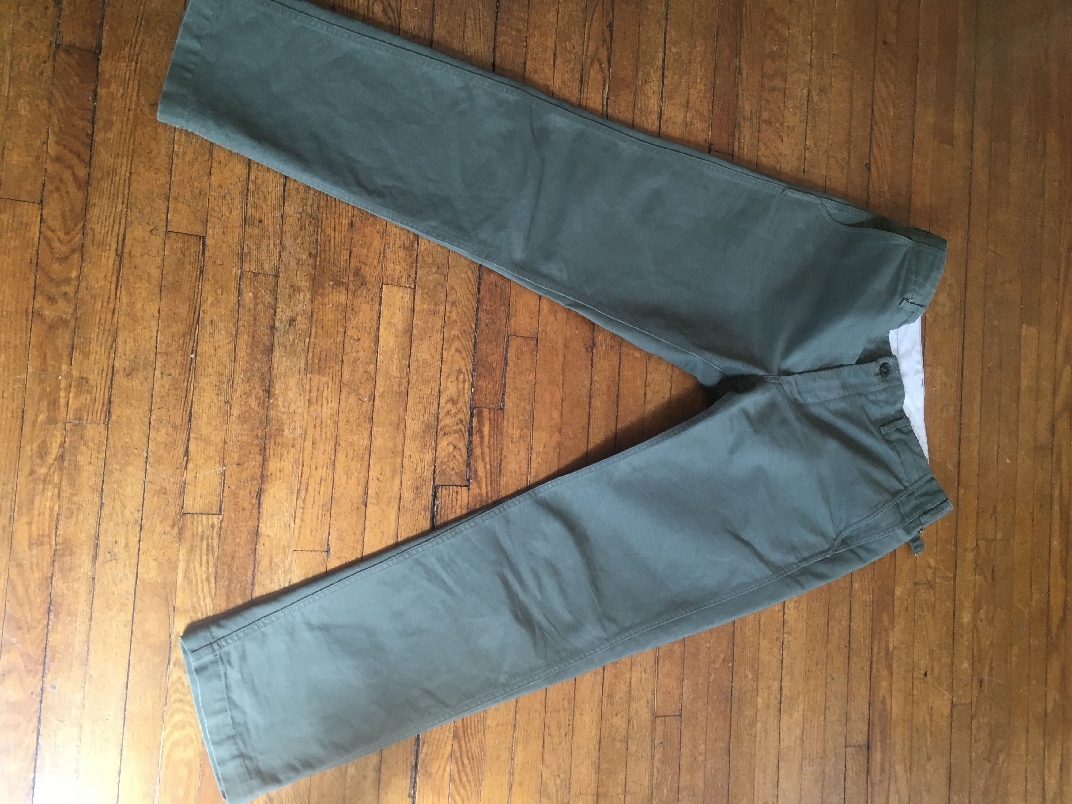 Engineered Garments ground pant - olive doublecloth | Grailed