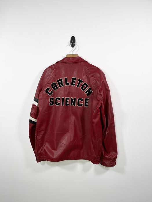 Streetwear Vintage 1973 Carleton University Leather School Jacket | Grailed