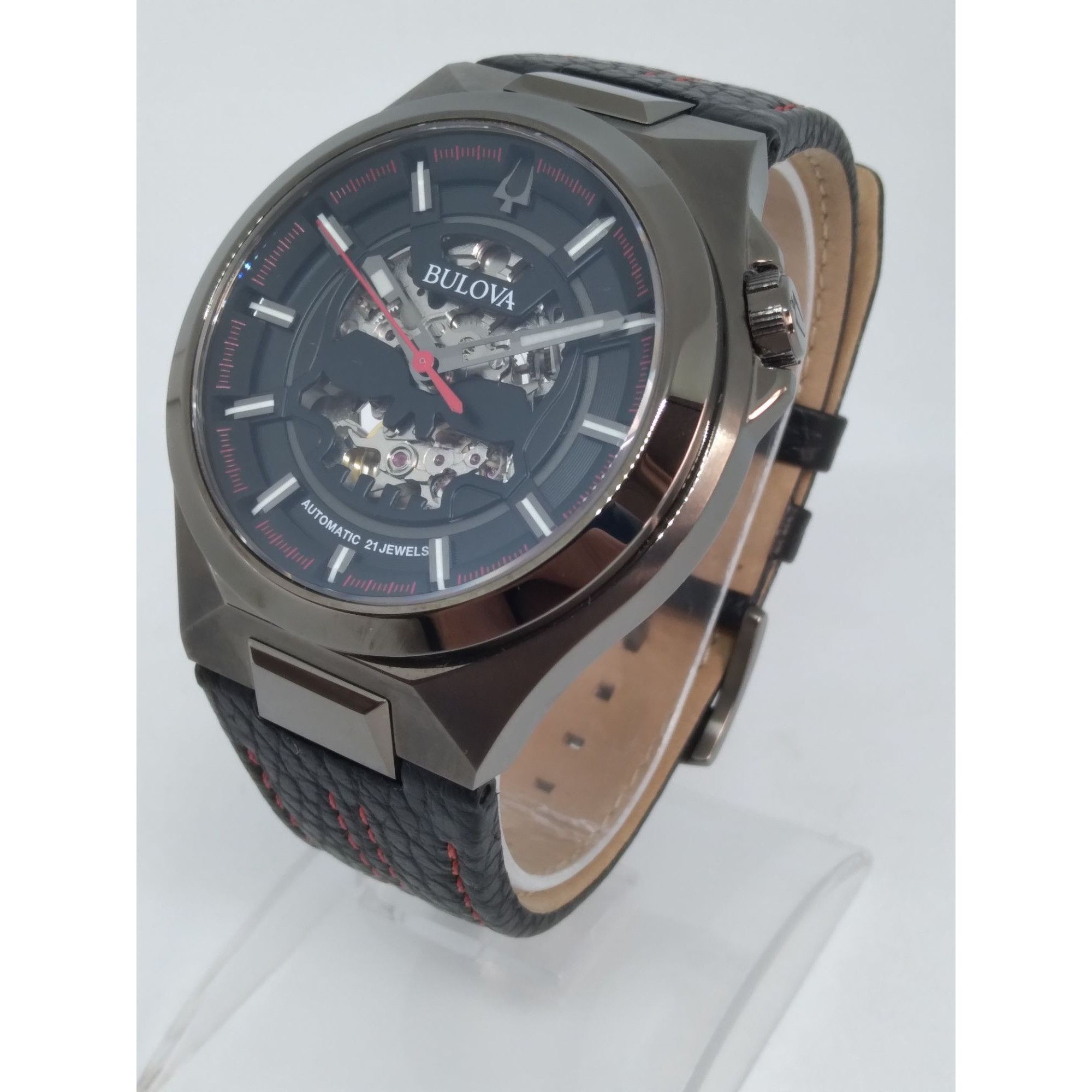 Bulova Bulova Maquina 98A237 Men's 46mm Gunmetal S/Steel Watch | Grailed