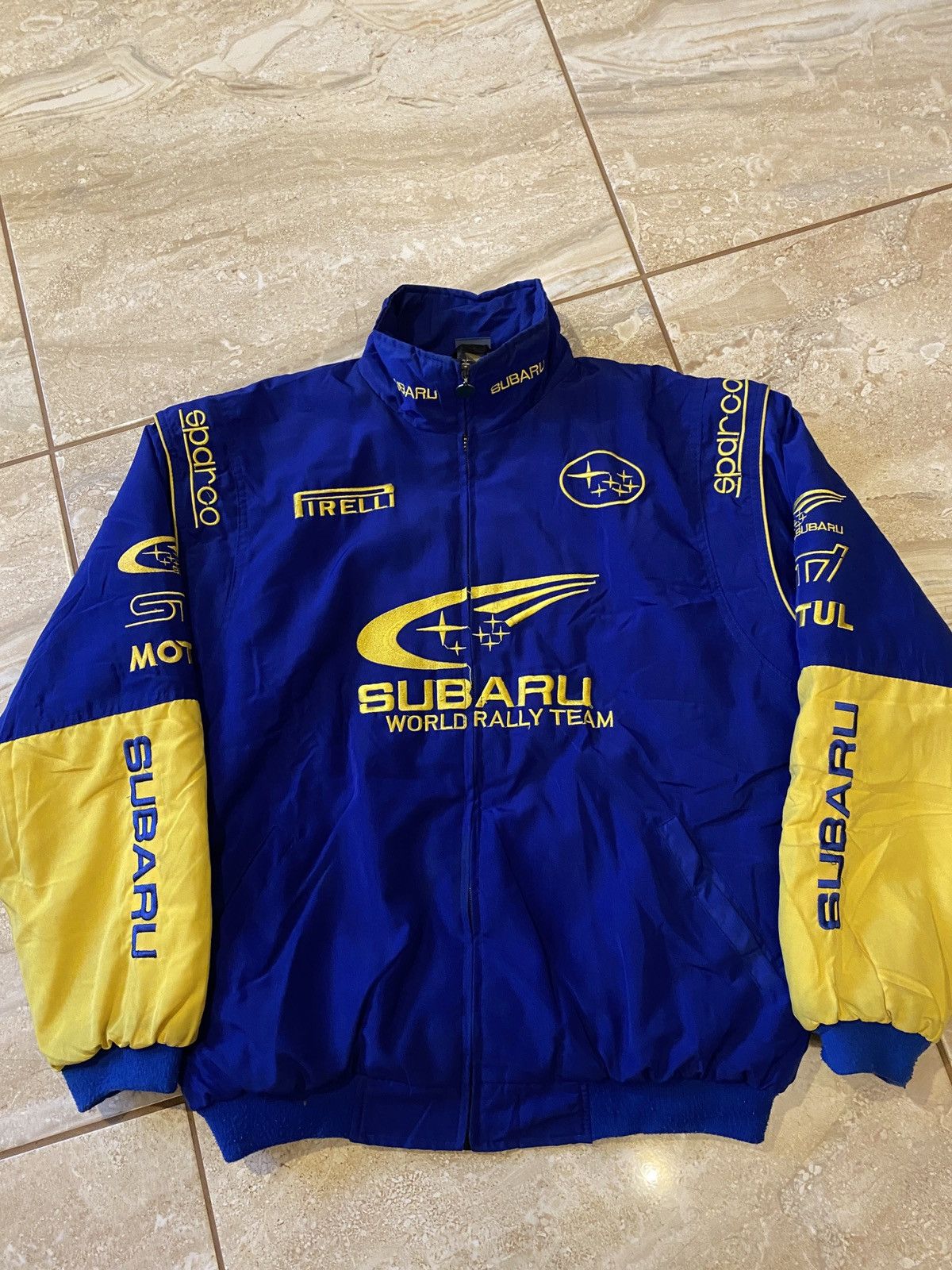 Racing × Rare × Vintage Vintage Ultra rare Subaru Racing bomber jacket ...