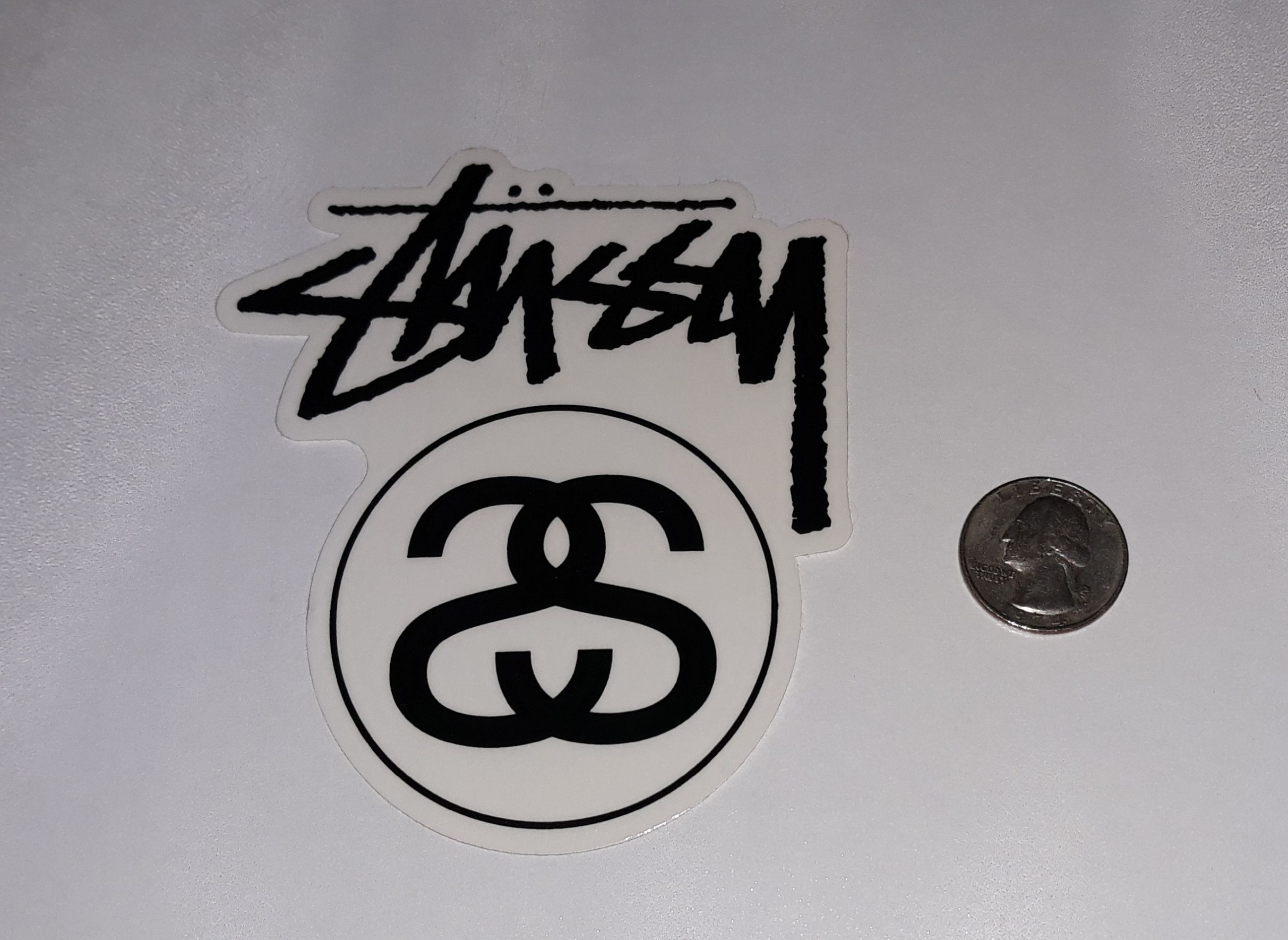 Stussy Stussy Double S Logo Sticker | Grailed