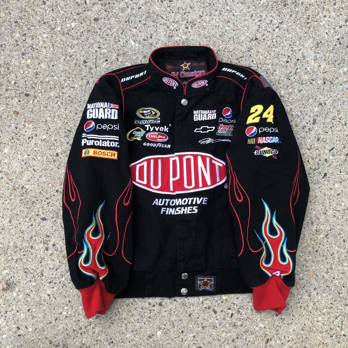 Jh Design × NASCAR JH Design Jeff Gordon #24 Racing Jacket Youth Size ...