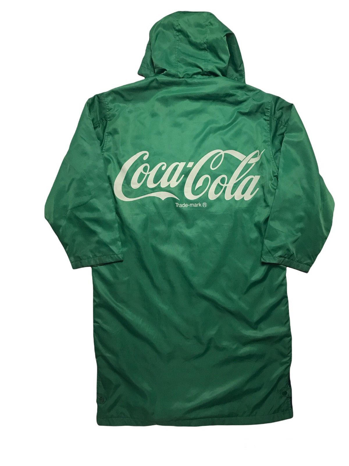 Coca Cola Vintage 90s Coca Cola Fleece Lined Long Jacket | Grailed