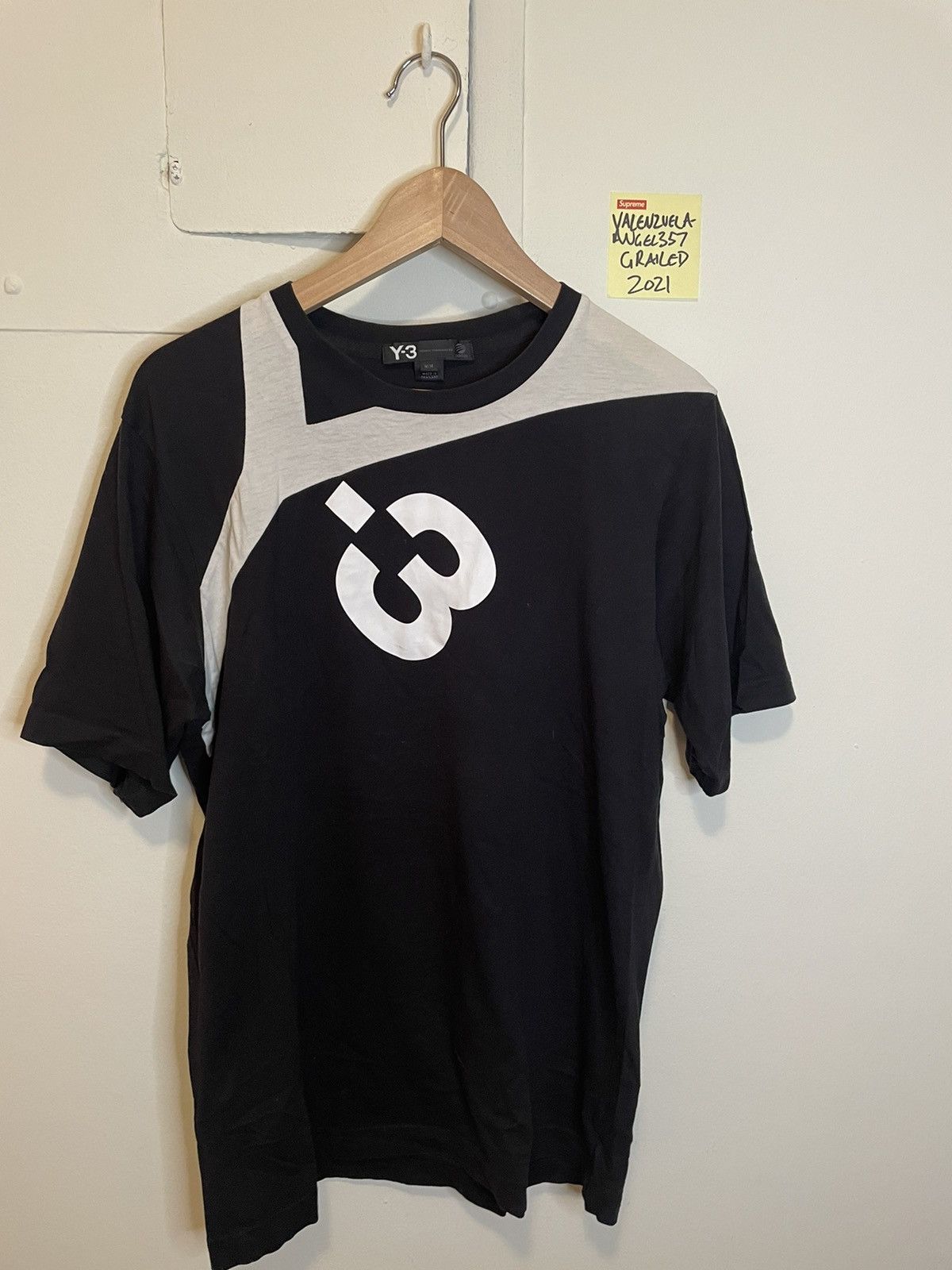 Y-3 × Yohji Yamamoto Y3 logo tshirt | Grailed