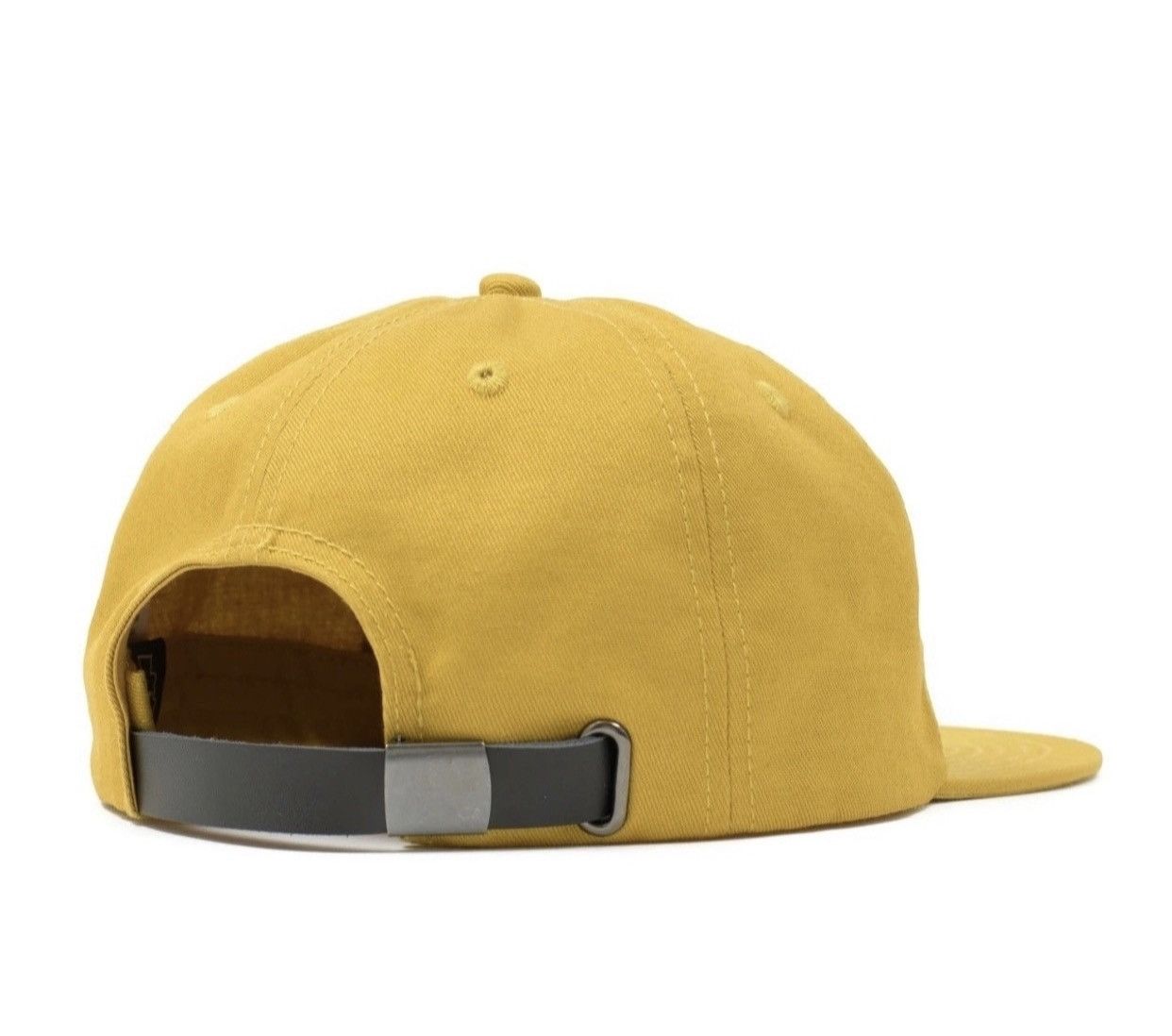 Brain Dead 5 PANEL TWILL LOGO HEAD HAT - YELLOW | Grailed