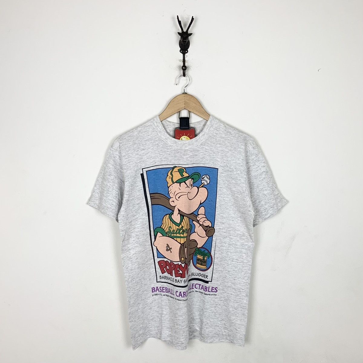 Cartoon Network × Movie × Vintage Vintage Popeye The Slugger Man Tee # ...