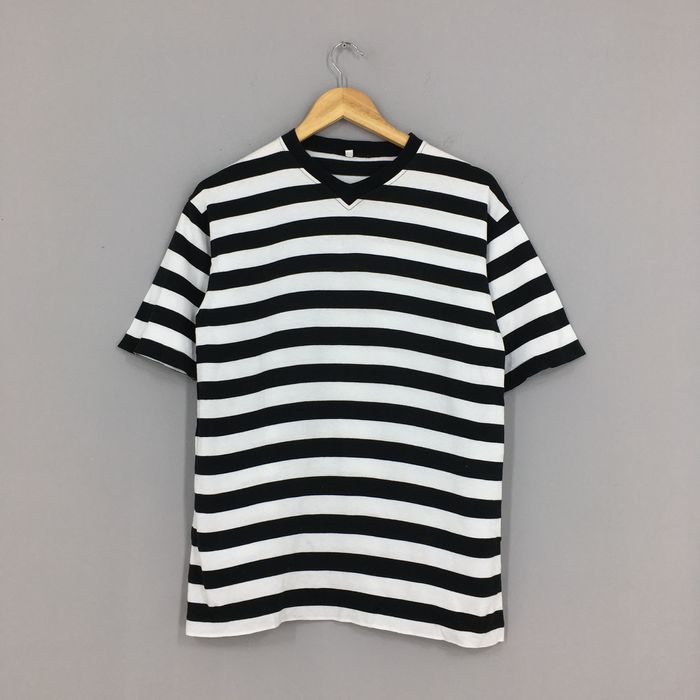 Vintage Vintage 90's Stripes Tshirt Medium Border Striped | Grailed