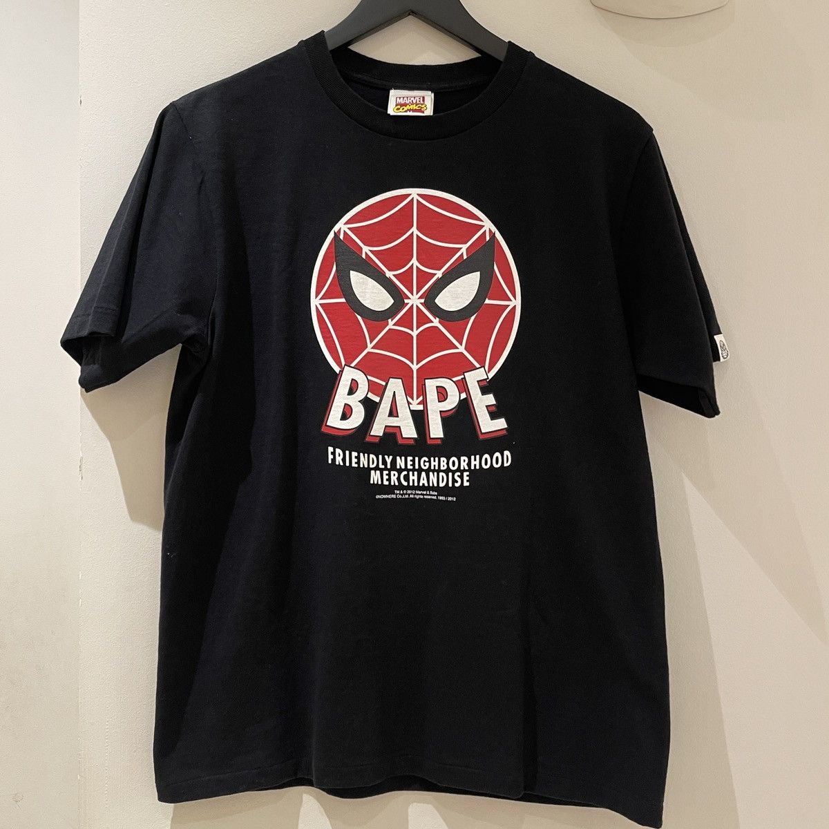 Bape 2012 Marvel Comics x BAPE Spider-Man T Shirt Size M | Grailed