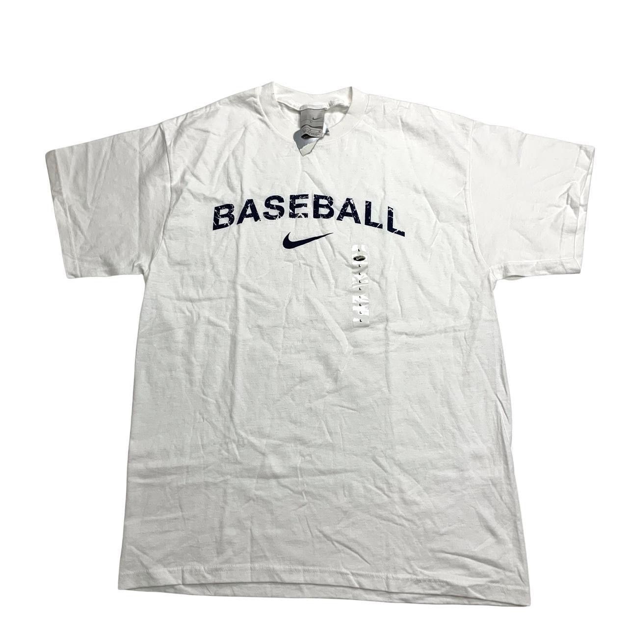 Nike × Vintage Vintage Nike Baseball Center Swoosh Graphic Tee | Grailed