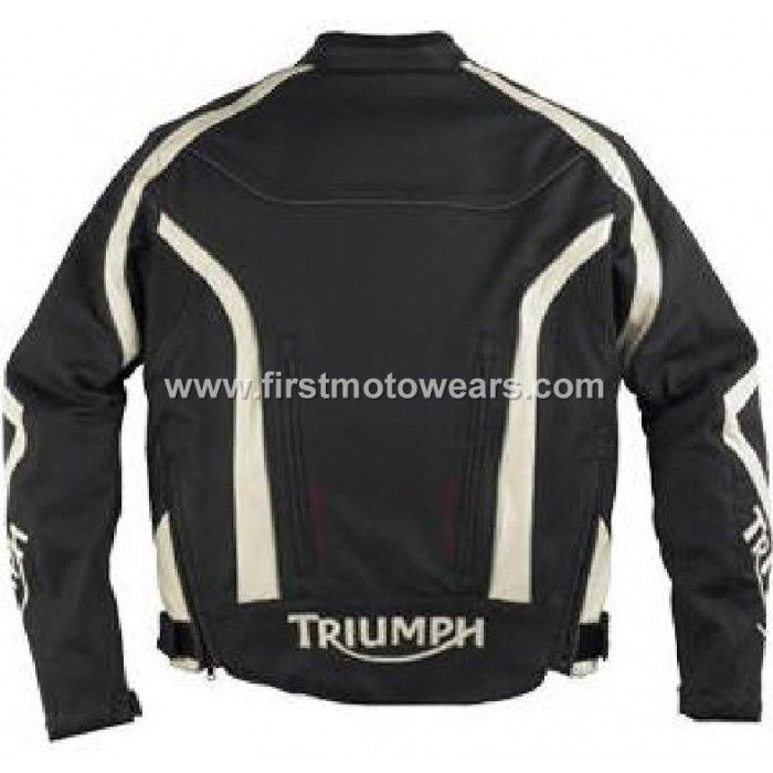 Genuine Leather TRIUMPH LEATHER MOTORCYCLE RACING JACKET | Grailed
