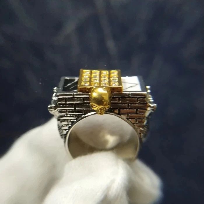 Custom Vintage Skull Wall Castlevania Ring Silver Rings All Size | Grailed