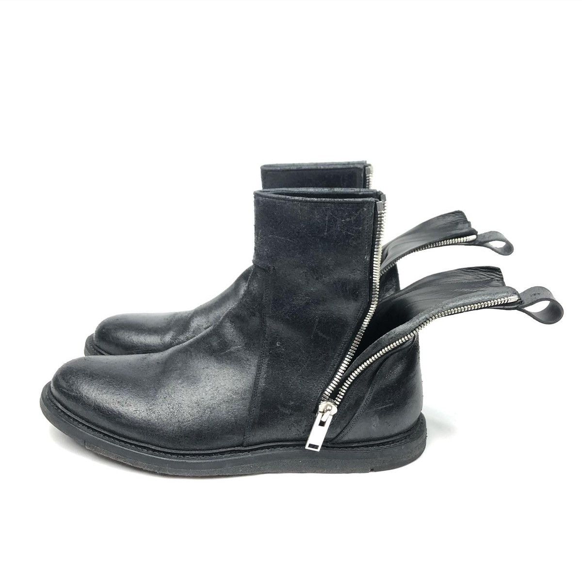 Rick Owens Rick Owens double Zipp creepers | Grailed