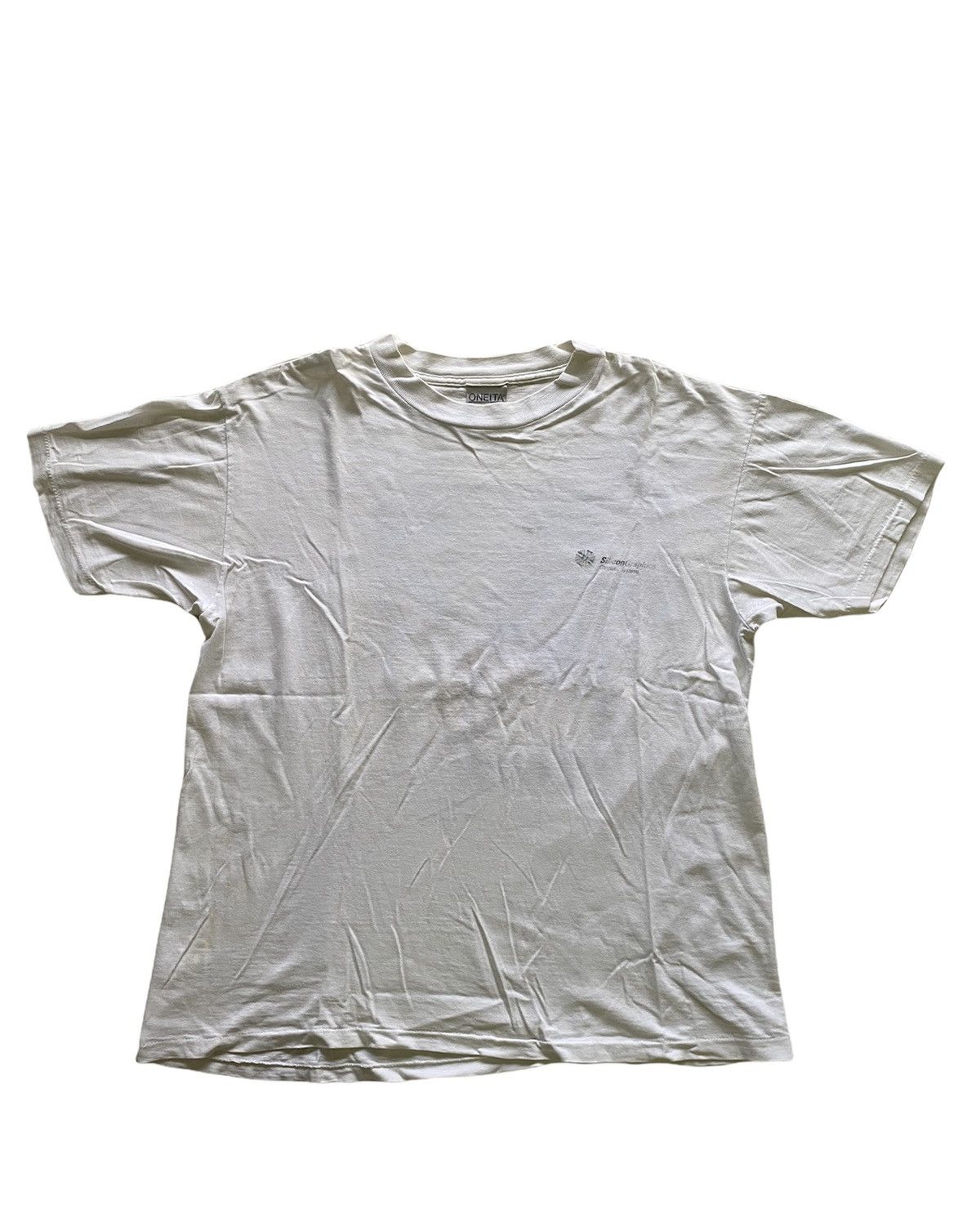 Made In Usa × Vintage Silicon Graphics Jurassic park 1992s vintage t ...