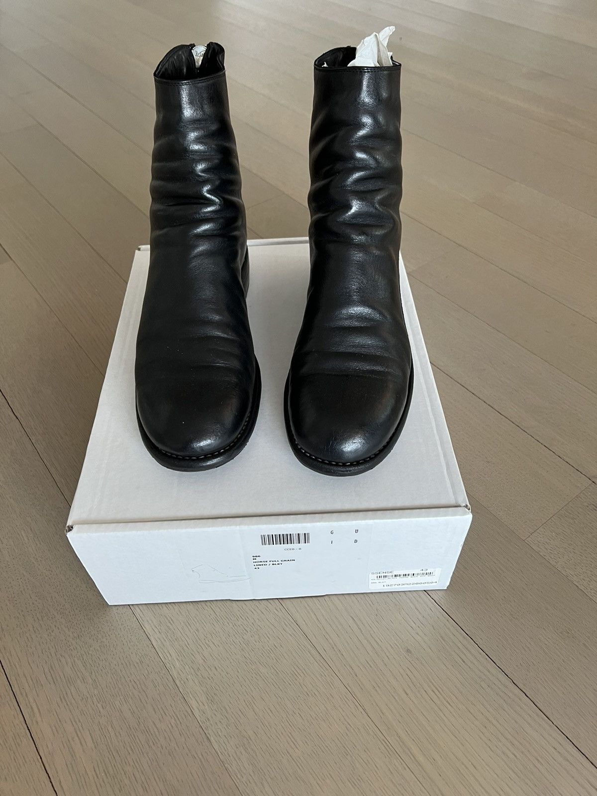 Guidi Guidi 986 Black Horse Full Grain Sz 43 Like New | Grailed