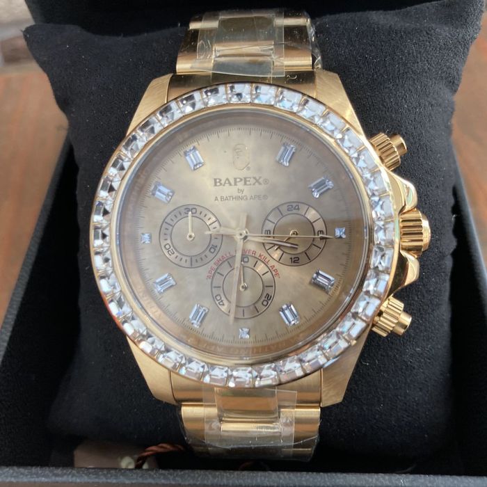 Bape 2021 BAPEX TYPE 4 BAPE watch gold a bathing ape | Grailed