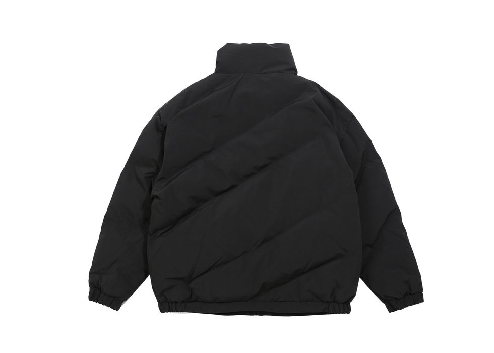 Vintage Texture Black Puffer Jacket | Grailed