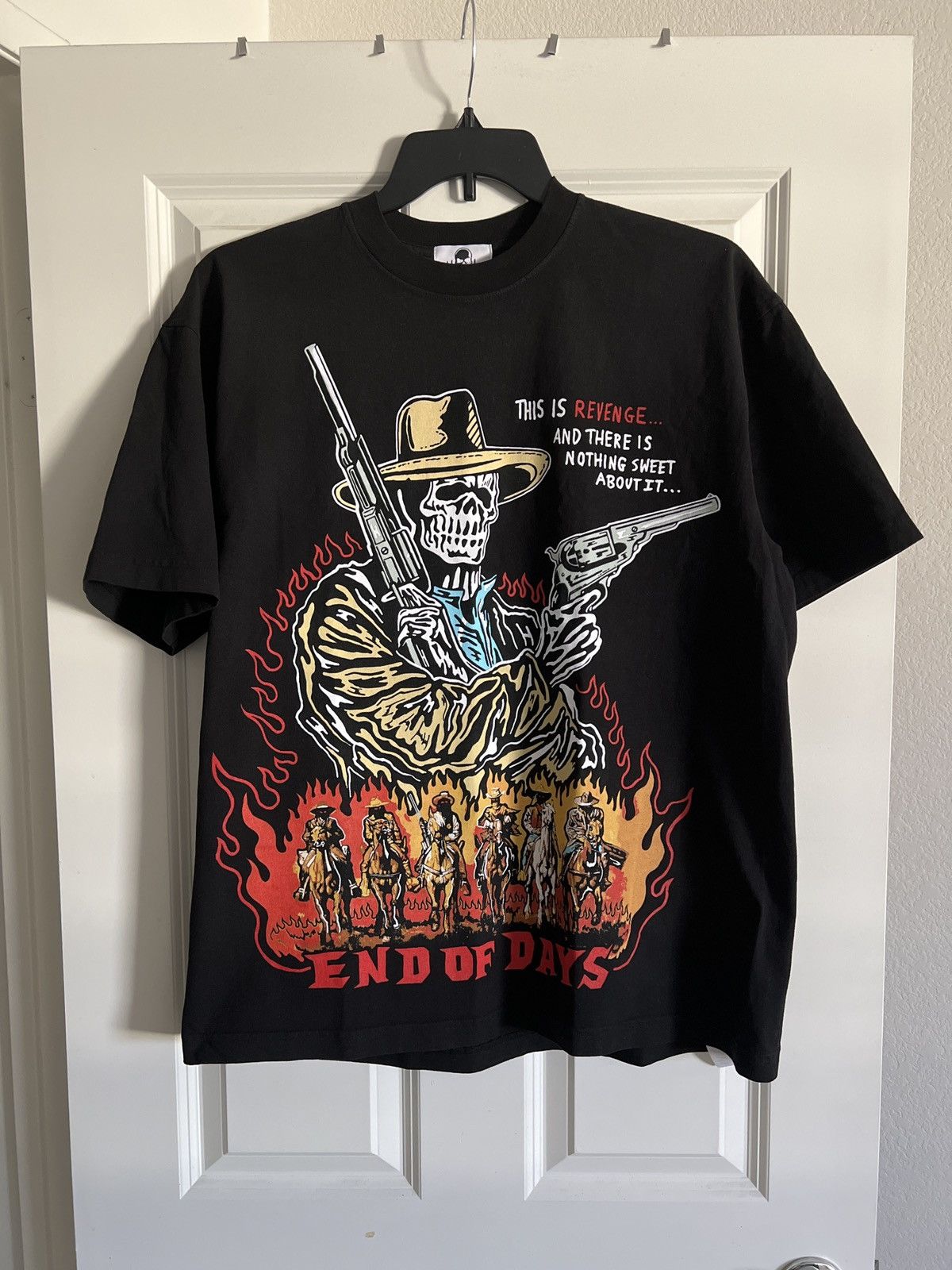 Streetwear × Vintage × Warren Lotas Warren lotus end of days cowboy tee ...