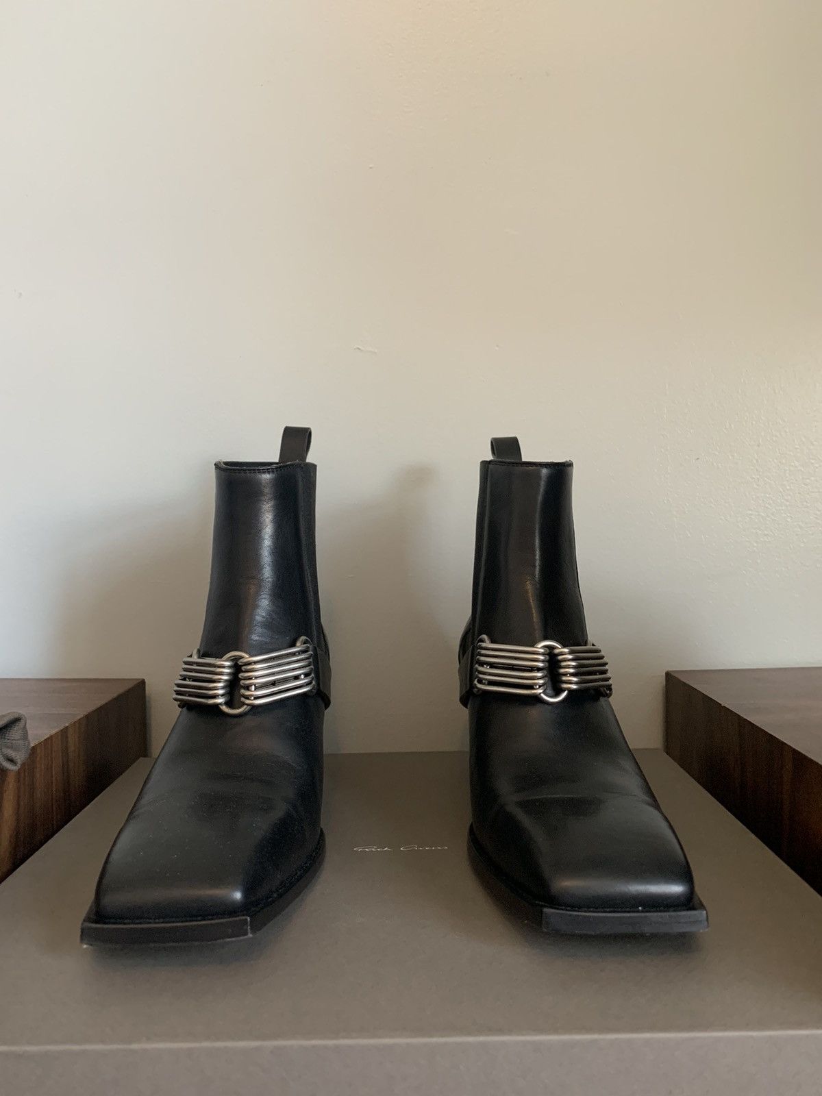 Rick Owens BNIB Rick Owens Larry Chain Wedges | Grailed