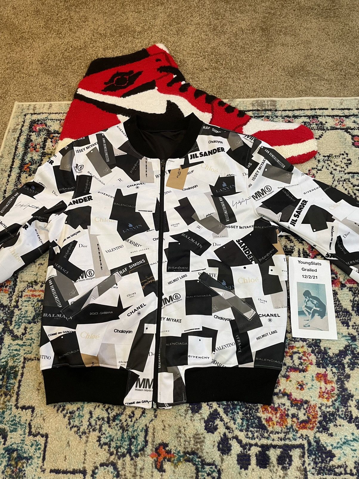 Wil Fry WIL FRY “Expensive” Designer Tags Bomber Jacket | Grailed