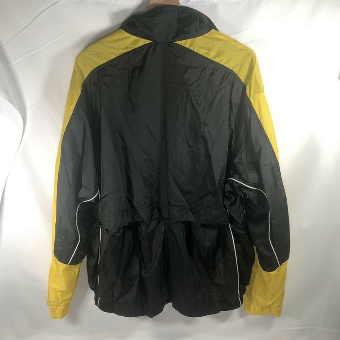 Nike Vintage Nike Black and Yellow Track Suit Full Zip Jacket | Grailed
