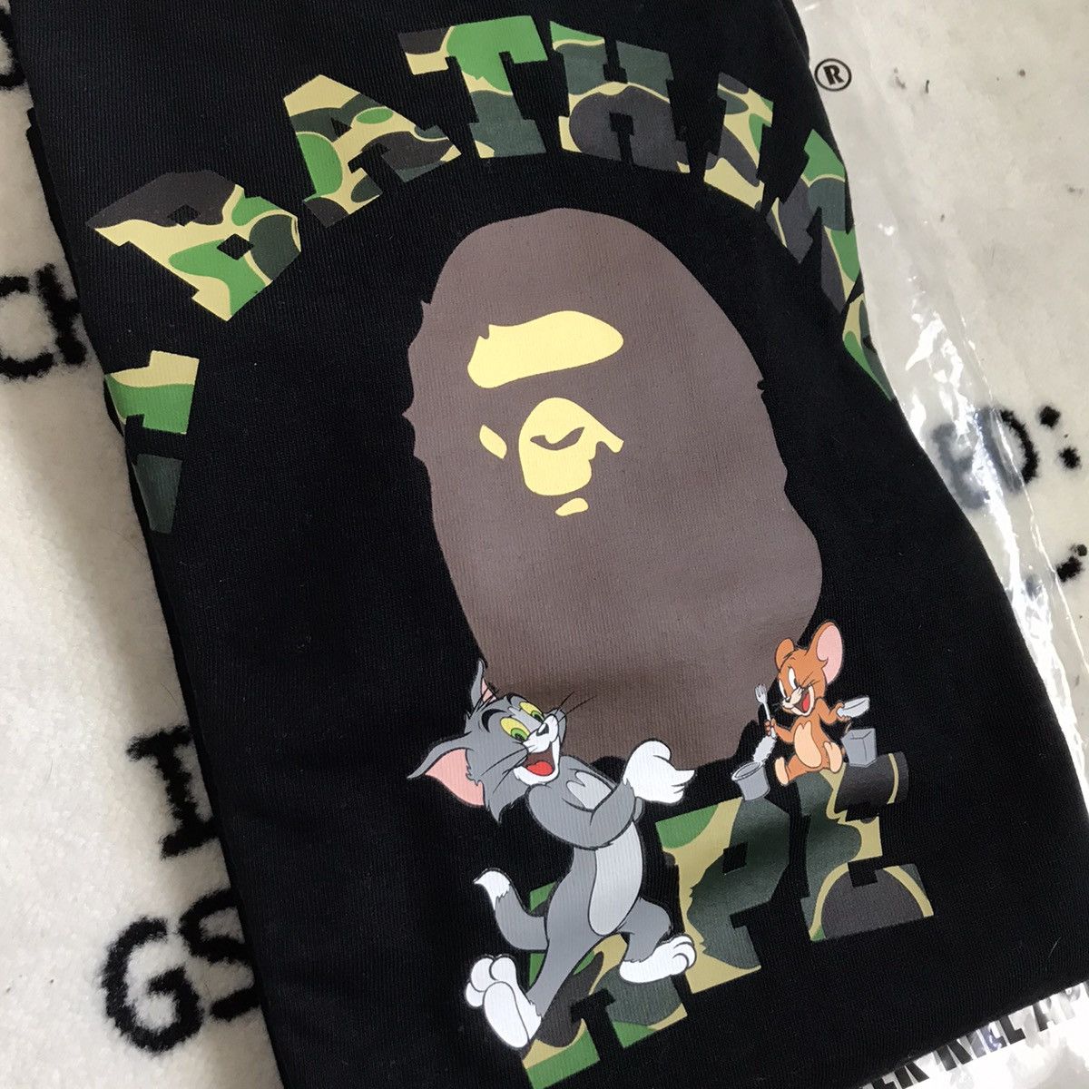 Bape Bape Tom And Jerry Collab Tee | Grailed