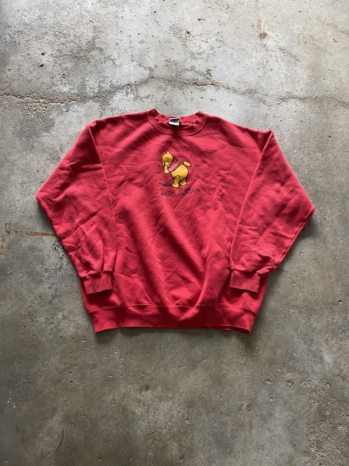 Vintage Vintage Disney Pooh bear bottom crewneck | Grailed