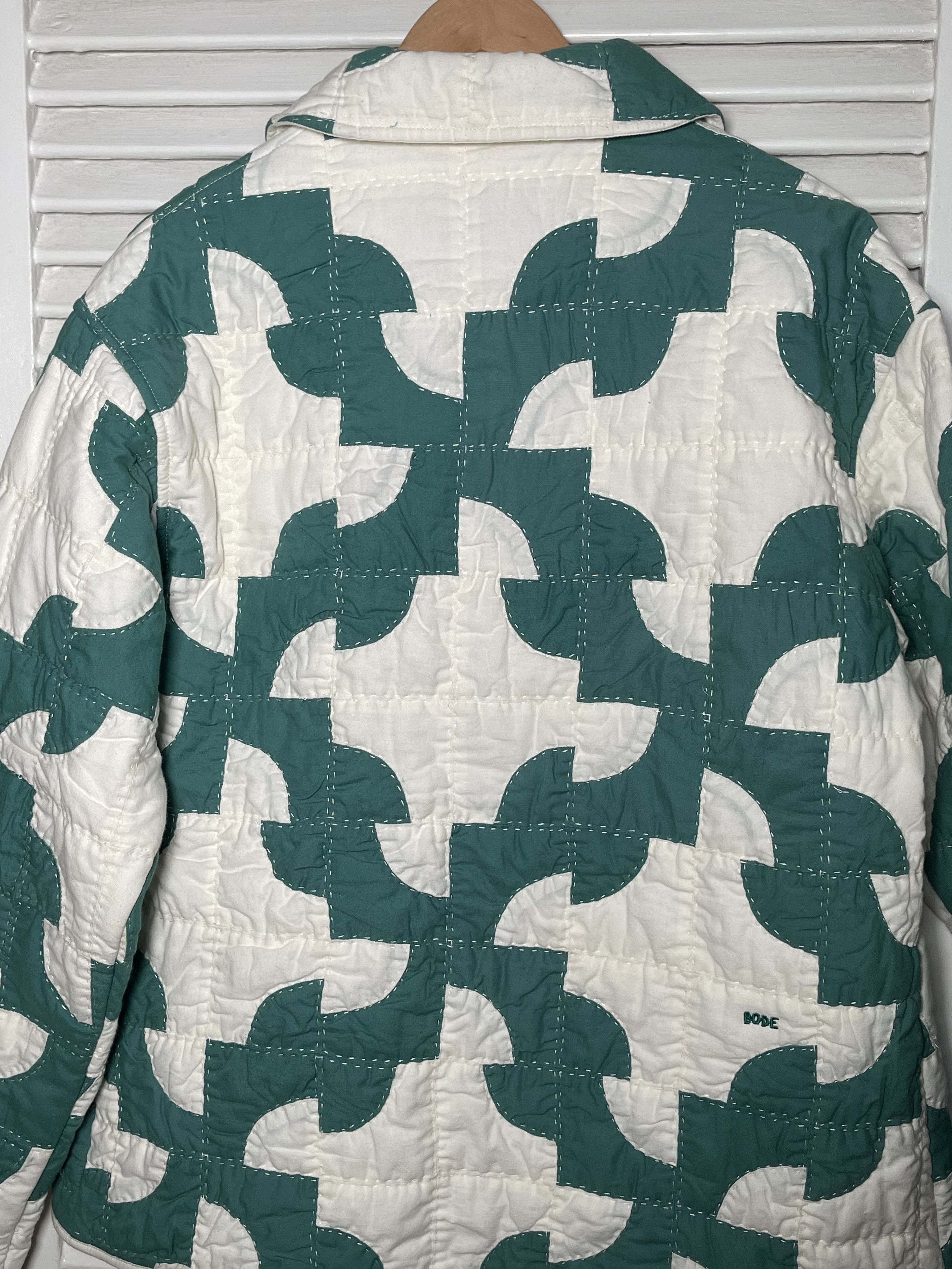 Bode Bode Drunkard's Path Workwear Quilted Jacket NWT | Grailed