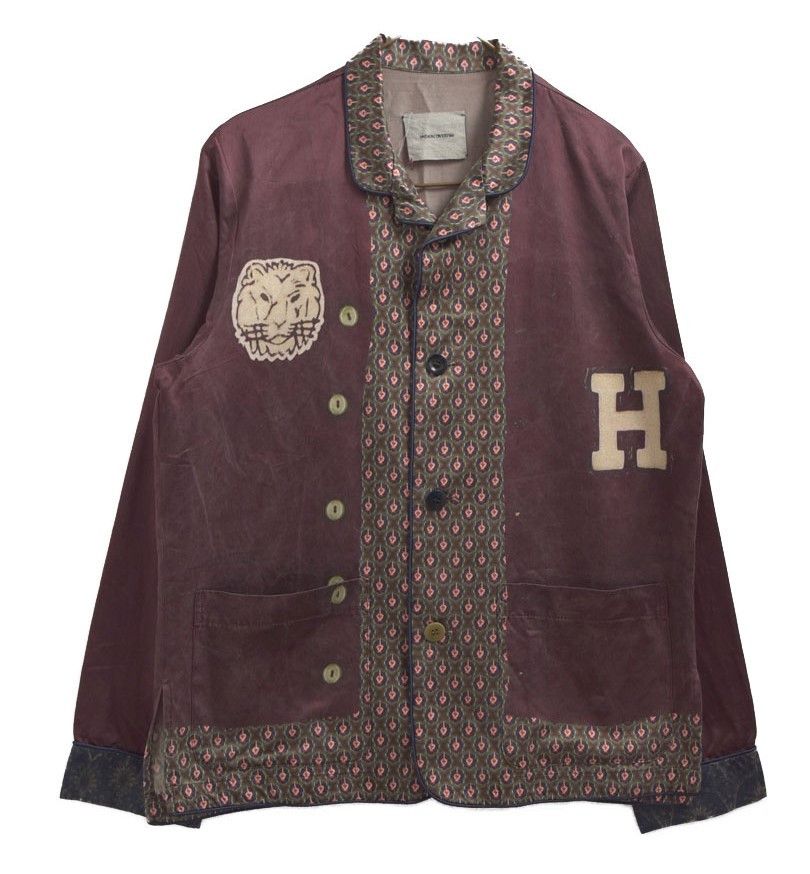 Undercover SS13 Middle finger pajama shirt-jacket | Grailed