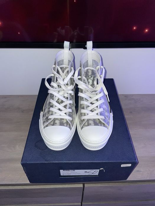 Dior Dior high top converse | Grailed
